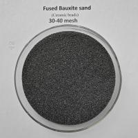 China 30-40 MESH refractory sand Lost wax casting sand fused bauxite sand ceramsite foundry sand beads fused ceramic sand for sale