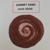 China Garnet Sand mesh 30/60 for Sandblasting: Natural Abrasive medium, Mohs 7.0-7.5, Sa2.5-3 for sale