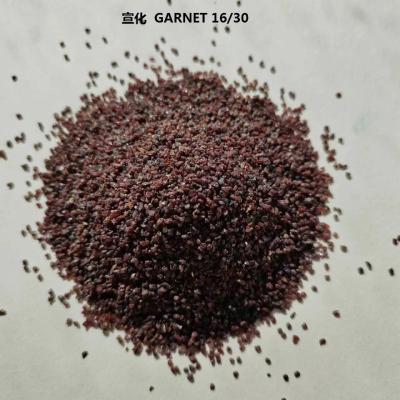 China Garnet Sand mesh 16/30 Abrasive for Sandblasting: Natural Abrasive medium, Mohs 7.0-7.5, Sa2.5-3 for sale