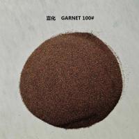 China CNC waterjet cutting Abrasive medium Almandine rock Garnet sand mesh 100 HS code 25132000 for sale