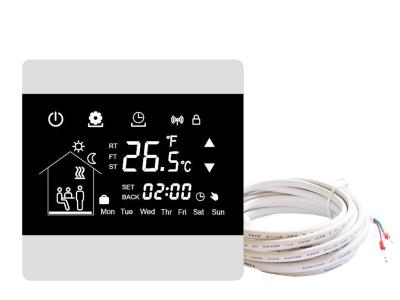 China Wall Mount Touch Screen Thermostat AC230V 50Hz With HVAC Systems for sale