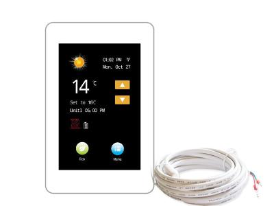 China Intelligent WIFI Touch Screen Thermostat Programmable For Home , PC Housing Material for sale