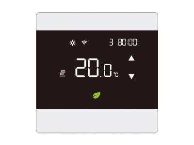 China Heated Floor Digital Programmable Room Thermostat Touch Screen 16A Current for sale
