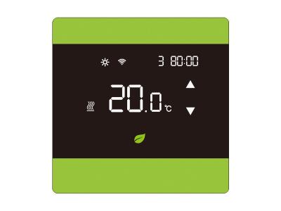 China LCD Touch Screen Heating Thermostat NTC Sensor With Setting Range 5-35℃ for sale