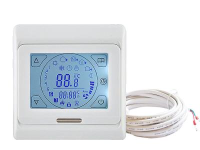 China Digital Room Electronic Programmable Thermostat 50/60HZ With LCD Display for sale