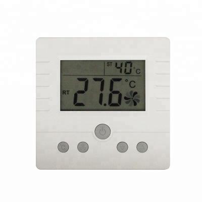 China 100-240V Fan Coil Unit Thermostat / AC Heating And Cooling Thermostat for sale