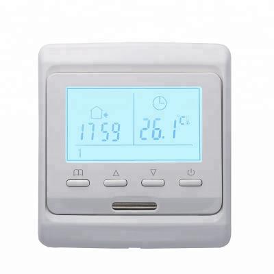China Digital Weekly Programming Heated Floor thermostat With Floor Sensor for sale