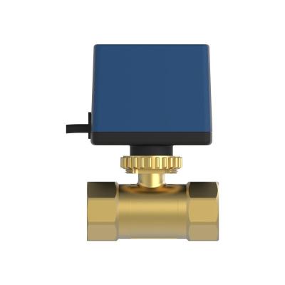 China IP55 Brass Motorized Ball Valve / 2Way , 3Way Electric Operated Ball Valve for sale