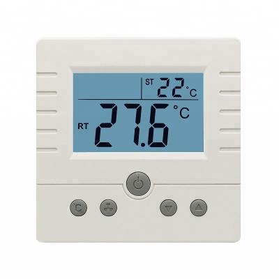 China Flame Retarding ABS Fan Coil Thermostat For Air Conditioning 86mm X 86mm X13mm for sale