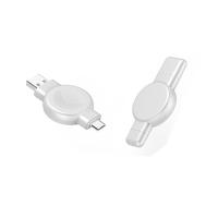 China Dual Interface Samsung Apple Watch Charger Smartwatch Wireless Charging 2.5W 20g for sale