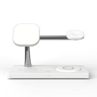 China Magnetic Night Light Wireless Charger 7 In 1 Wireless Charger For IPhone Watch Earphone for sale