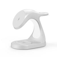 China 4 In 1 Smart Magnetic Wireless Charging Dolphin Style Y008 4 In 1 Wireless Charger For Apple for sale