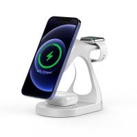 China 4 In 1 Smart Magnetic Wireless Charging Dolphin Style Y008 4 In 1 Wireless Charger For Apple for sale