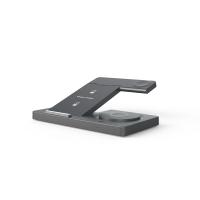 China 5 In 1 15w Fast Magnetic Wireless Charger With 2w Night Light ABS material for sale