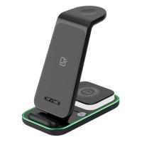 China Four In One Holder Wireless Charging Bracket Night Light Phone Charger for sale