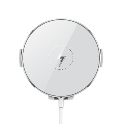 China Four In One 360 Degree Wireless Charging Bracket Night Light Magsafe Car Charger Mount for sale