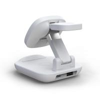 China 15W Foldable Wireless Charging Fast Charging ABS 3 In 1 Fast Charging Station for sale