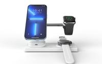 China Fast Magnetic Wireless Charging Night Light 15w For Airpods Iwatch Abs Material for sale