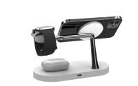 China Zinc Alloy Magnetic Iphone Charger 15W 10W Wireless Charging Bracket for sale