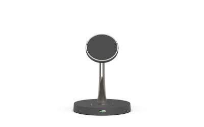 China 4 In One Wireless Charger ABS Zinc Alloy 15W/10W/7.5W Charging Stand for sale