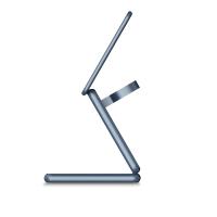 China Aluminum Alloy Metal Wireless Charging Holder 15w  Phone Charging Stand For Watch for sale