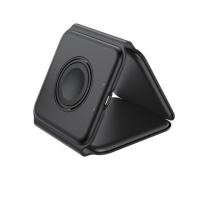 China Stylish 15W Apple Wireless Travel Charger Magnetic Foldable Wireless Charger For Phone for sale