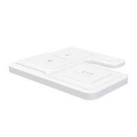 China 10w Folding Charging Travel 3 In 1 15 Watt Qi Wireless Charger For Iphone for sale