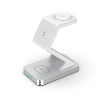 China X3 Safe Magnetic Quick Charge 9V 2A 3 In 1 Wireless Charger for sale