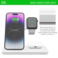 China Ultra Thin Wireless Travel Charger Foldable 15w Qi Wireless Charger For Smartphones for sale