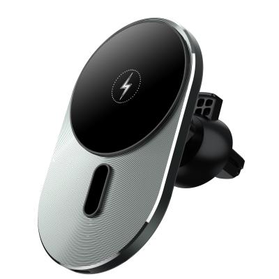 China Flash Light Magnetic Apple Magsafe Iphone Quick Car Charger With One Handed for sale