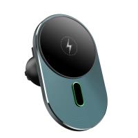 China Fast Car Wireless Charging One Handed Magnetic Phone Stand For Apple 12 for sale