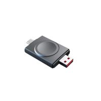 China ABS 2 in 1 Samsung Apple Watch Wireless Charger Smart Watch Magnetic Charger for sale