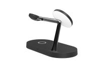 China FCC ROHS Metal Wireless Charging 15W Zinc Alloy Wireless Charger Bracket for sale