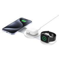China 3 In 1 Portable Wireless Charger For IPhone15 Travel Charger For Iphone And Apple Watch for sale