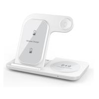 China Black And White 3 In 1 Wireless Charger Type-C Fast environmentally friendly plastic and pc for sale