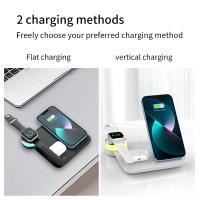 China 4 In 1 Wireless Charger Charging Station Fast Wireless Charger Stand for sale