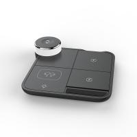 China 4 In 1 Foldable Wireless Charger: Qi Standard, Phone/Watch/Headset Charging, Colorful Lights for sale