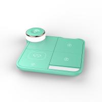 China 4 In 1 Foldable Wireless Charger: Qi Standard, Phone/Watch/Headset Charging, Colorful Lights for sale