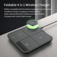 China 4 In 1 Wireless Charger Fast Wireless Charger Stand for phone for sale
