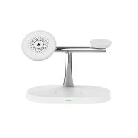 China Type-C Aii In One Wireless Charging Suitable For Mobile Phone Earphones Watch Black And White for sale