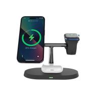 China Type-C Aii In One Wireless Charging Suitable For Mobile Phone Earphones Watch Black And White for sale