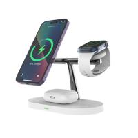 China Fast ABS Wireless Charging Stable Current Magnetic Apple 3 In 1 Charging Stand for sale