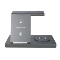 China Foldable Design IPhone White Color Option Multifunctional Wireless Charger for sale