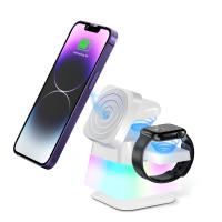China Night Light Wireless Charger For Smart Watch Charging Station With Type C Interface for sale