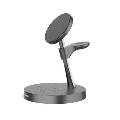 China High Frequency All In One Magnetic Wireless Charging Station For Samsung Apple 15W Max for sale