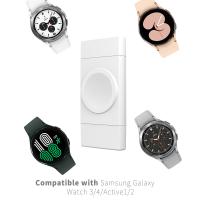 China 2.5W Samsung Apple Watch Charger With Overcharge Protection White/Black Color for sale