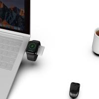 China 2.5W Samsung Apple Watch Charger With Overcharge Protection White/Black Color for sale