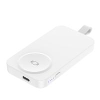 China 2500mAh Wireless Charging Power Bank For IWatch Series With 2-8mm Charging Distance for sale
