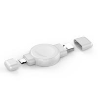 China Dual Compatibility Charging Apple Watch And Samsung Charger 2.5W 1A Output 2.5 Hours Full Charge for sale