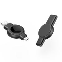 China Dual Compatibility Charging Apple Watch And Samsung Charger 2.5W 1A Output 2.5 Hours Full Charge for sale